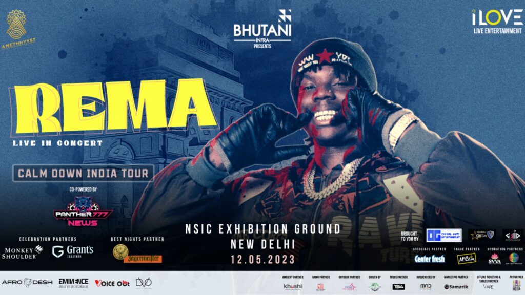 Calm Down India Tour: Rema Takes Over Delhi - DelhiSnap